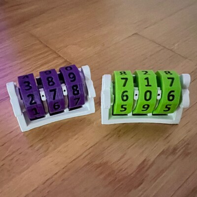 Compact Point Counter 3 Wheels for Board Games, Role Playing Games ...