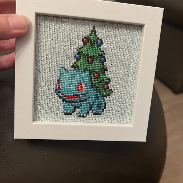 Christmas Bulbasaur Cross Stitch Pattern Pokemon Inspired - Etsy UK