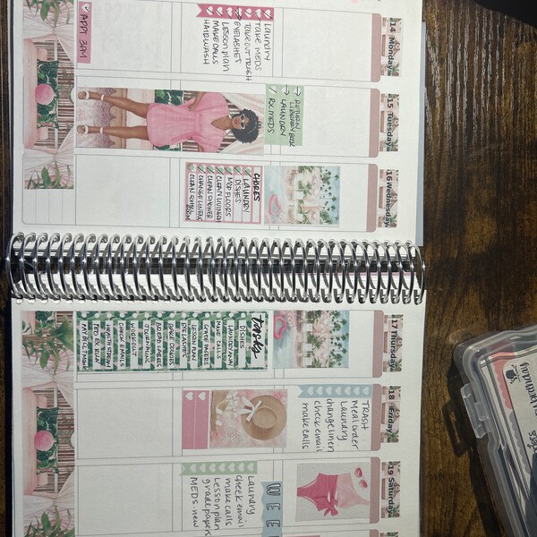 Monthly Amusement Park Printable Planner Stickers: Made to Fit the ...