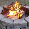 HAND FORGED Campfire Squirrel Cooker Fire Irons - Etsy