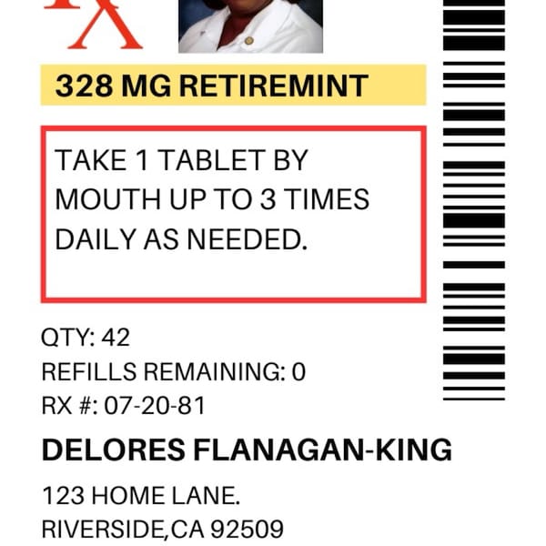 Chill Pill Label Template Printable Prescription Chill Pill Label ...