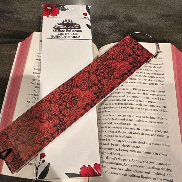 Gothic Floral Satin Paper Bookmark | Dark Romance Book Mark | Bookish ...