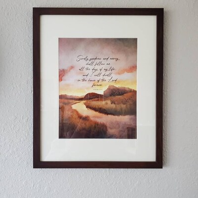 Scripture Wall Art, Christian Bible Verse Painting Gift, Isaiah 43:1 ...