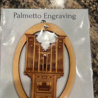 Personalized Pipe Organ Ornament, Unique Pipe Organ Christmas Ornaments ...