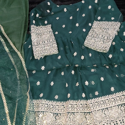 Classic Black Colour Sangit Outfit Lehenga Choli for - Etsy