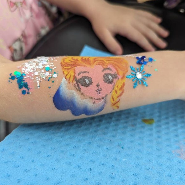 Face Paint Menu Board, Face Paint Word Board, Face Paint Common Design ...