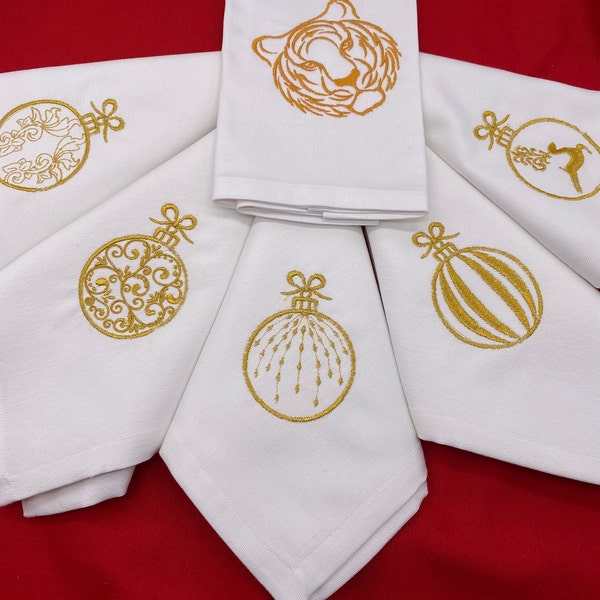 Machine Embroidery Design - 5 Christmas Balls Machine Embroidery ...