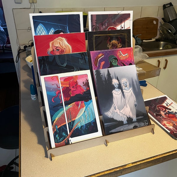 Wide Shelves Retail Display Counter Craft Market Display Exhibition ...