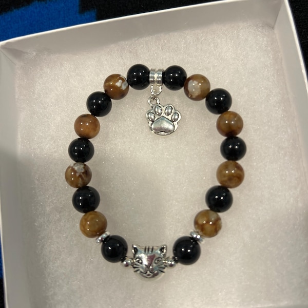 Tortoiseshell Cat Bracelet | Cat Bracelet | Cat Lover Gift | Cat ...