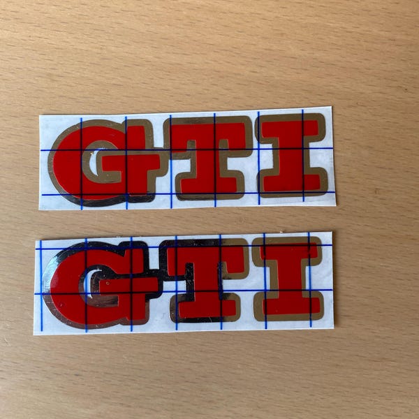2x Premium Vinyl Dashboard Stickers VW Golf 7 GTI TCR - Etsy