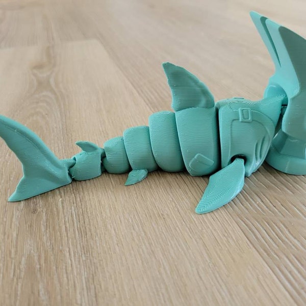 Flexi Factory Hammerhead Shark 3D STL and 3MF Files for Printing! - Etsy