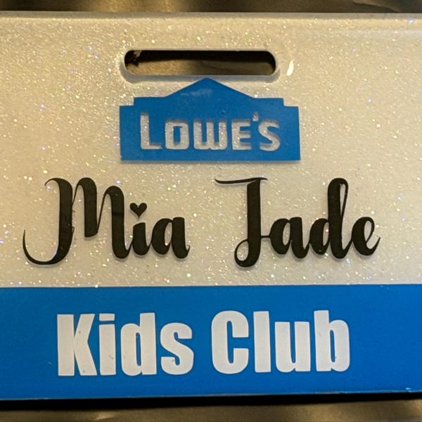 Lowe’s Name Badge - Etsy