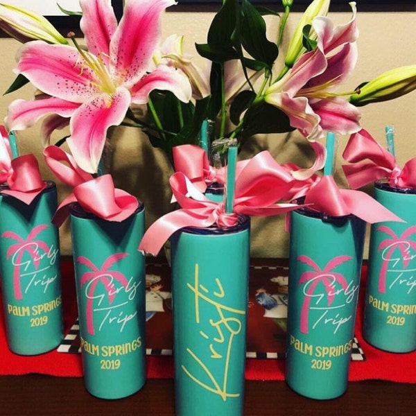 Personalized Girls Trip Cups Customizable Girls Weekend Tumbler Party ...