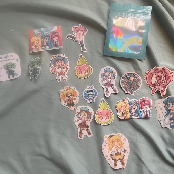 Silly Teto Holographic Stickers | Synthv/utau (2 In.) - Etsy