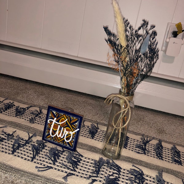 Blue Preserved Caspia; Preserved Caspia, Dried Flowers Bunch, Dried ...