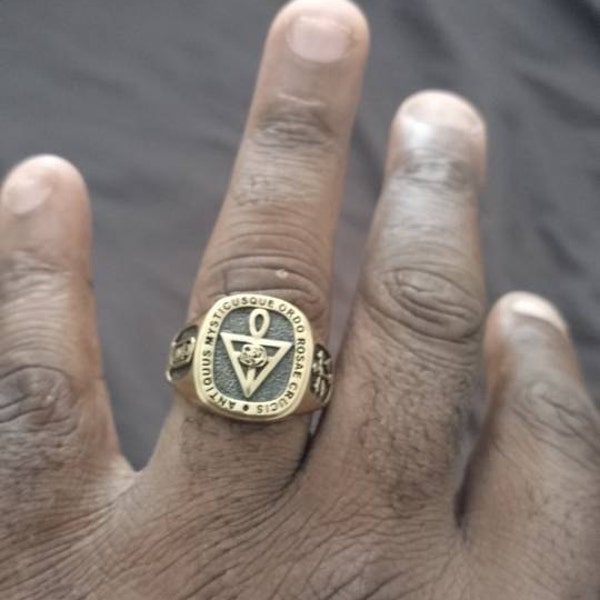 Master Mason Ring for Man, Freemason Band Ring, Customized Masonic Ring ...