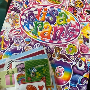 Lisa Frank Sticker Booklet Over 600 Stickers PLEASE READ - Etsy