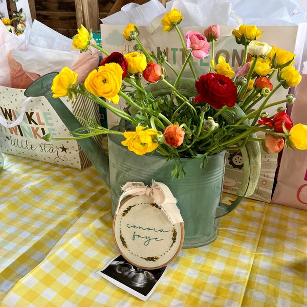 Wildflower Hand Embroidery Pattern, Stick and Stitch Transfer, Peel and ...