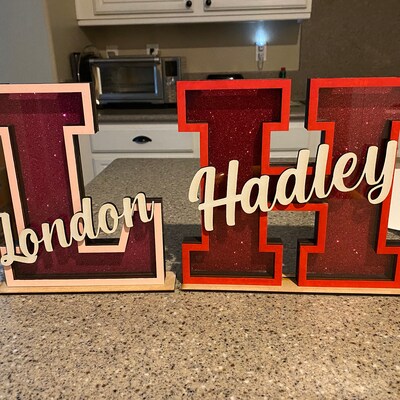 Wood Deer Standing Decoration 3D Layered Sign - Etsy