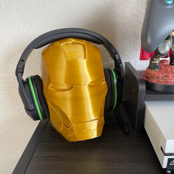 Iron Man Headphone Stand | Headphone Holder, Gaming, Room Decor, Office ...