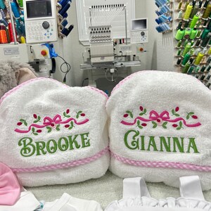 Machine Embroidery Monogram Frames / Girl's Embroidery / - Etsy