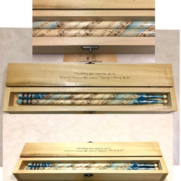 Drumstick Box Set – Drumstick Box - Drumstick Case – Customized ...