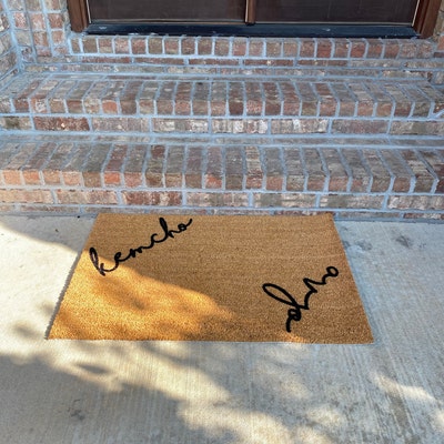Hello Goodbye Door Mat / Hola Adios Door Mat / Hallo Tchuss Door Mat ...