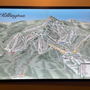 2023 WISP RESORT Ski Trail Map Ski Home Decor, Ski Lodge Wall Decor ...