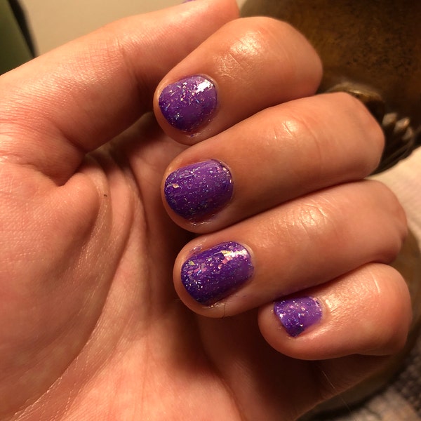 P•O•P Polish "the Fallen" Nail Polish Quick Dry Falling Leaves Thermal ...