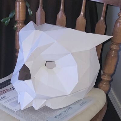 Labrador Paper Model ,papercraft , DIY , Low Poly , PDF Papercraft ...