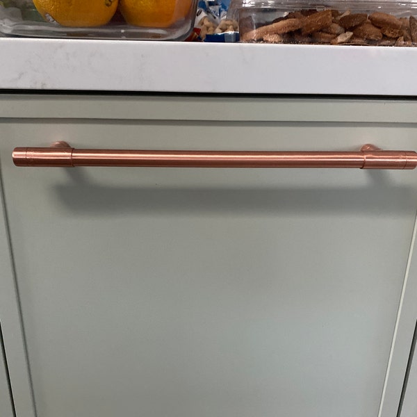 Copper Handles T Pull. Copper Drawer Pull. Cabinet Hardware. Copper ...