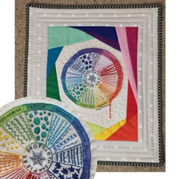 Color Wheel Embroidery Sampler by Dropcloth - Etsy