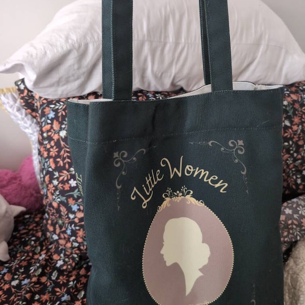 Little Women Book Tote Bag, Bookish Tote Bag, Literature Handbag ...