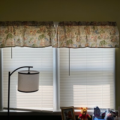 Cow Farm Valance Farmhouse Style Cow Theme Country Side Window Curtain ...