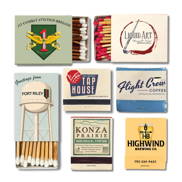 CUSTOM MATCHBOOK ART | Personalized Digital Matchbox Gift | Large ...