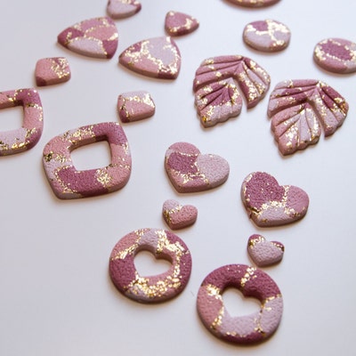 Polymer Clay Color Recipe Shades of Pink Polymer Clay Color Guide ...