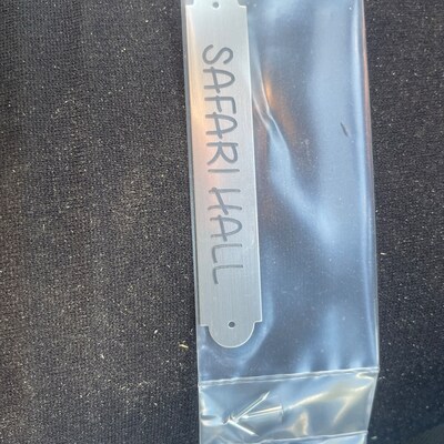 Oval Tack Trunk Name Plate 2.5 X 4.5 Solid Brass - Etsy