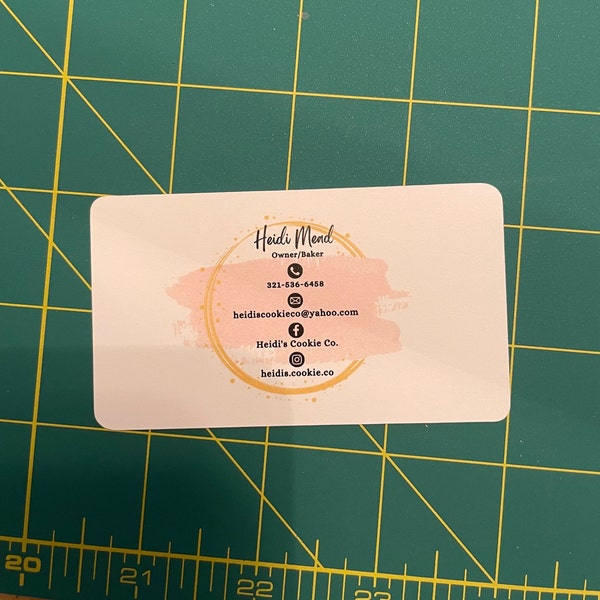 Business Cards | Rounded Corners | Custom Personalized Business Cards ...