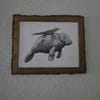 Signed Print: "sashimi Manatee" Sushi Manatee Painting, Food Animal ...