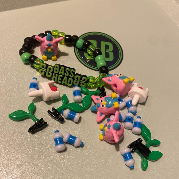 Spider Kandi Beads for Spooky Halloween Kandi | Packs of 5, 10, 20, or ...