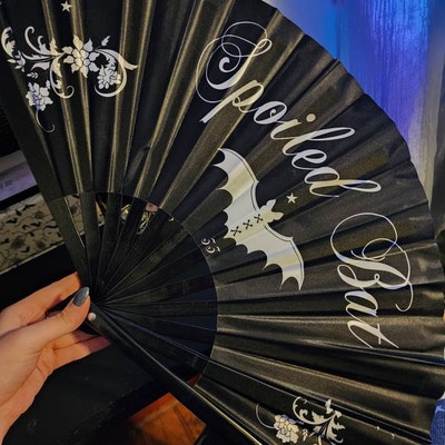 Spoiled Bat Large Gothic Hand Fan Home Wall Decor - Etsy
