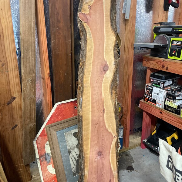 910 Wide Live Edge Aromatic Eastern Red Cedar Board Planks for Crafts ...