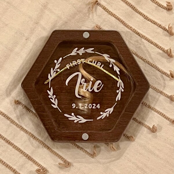 Bereavement Gift for Loss of Mother Lock of Hair Keepsake, Small ...