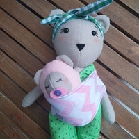 PDF Baby Doll Sewing Pattern, Step by Step Tutorial and Video on How to ...