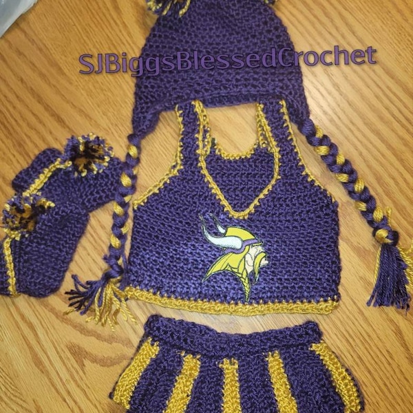 CROCHET PATTERN Baby Cheerleader Outfit, Team Spirit, Baby Diaper Cover ...