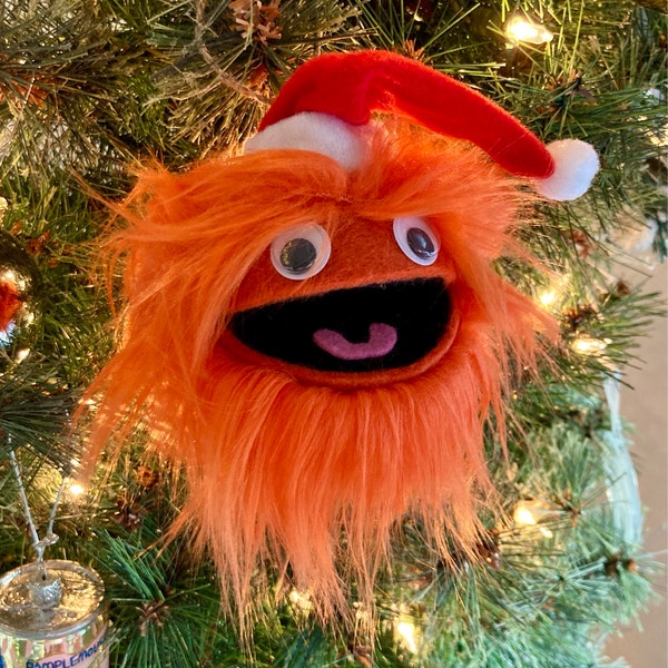 Gritty Ornament - 3D Felt, Handmade - Etsy
