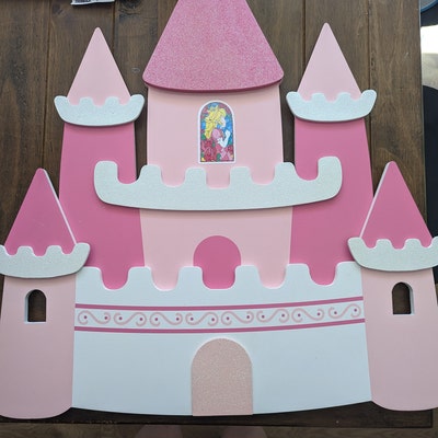 Princess Peach Stained Glass Window Holographic Sticker - Etsy