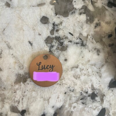 QR Code Pet Tag Scannable Pet Tag Digital ID Tag Custom Pet Tag Cute ...