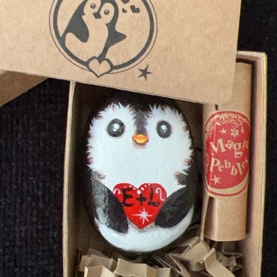 Penguin Pebble Thank You Godparent Gift, Meaningful Keepsake for ...