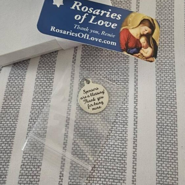 Gift for Godmother, Catholic Women Crystal Rosary Bracelet - Multi ...